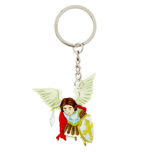 St. Michael Keychain for Children - Padre Pio Foundation of America